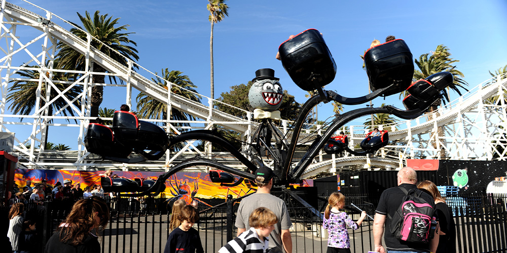 Spider Ride Luna Park Melbourne
